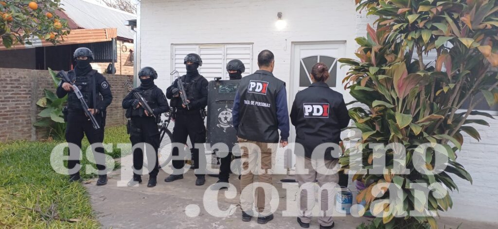 Allanamiento en Esperanza por una causa de violencia de género